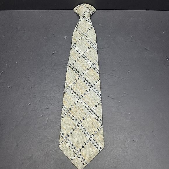 Sears | Accessories | Sears The Mens Store White Blue Cream Checker ...